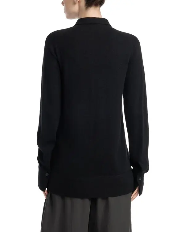 TOTEME Cashmere Button Front Shirt