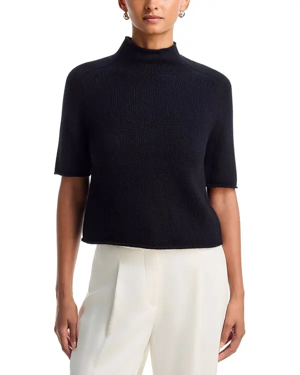 LISA YANG Cashmere Fride Mock Neck Sweater
