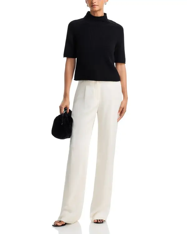 LISA YANG Cashmere Fride Mock Neck Sweater
