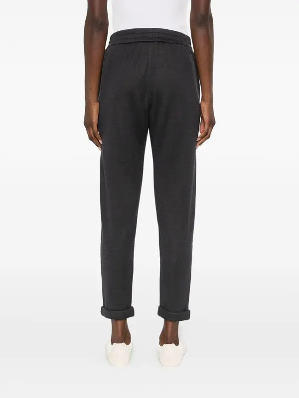 Brunello Cucinelli Cotton And Silk Blend Trousers