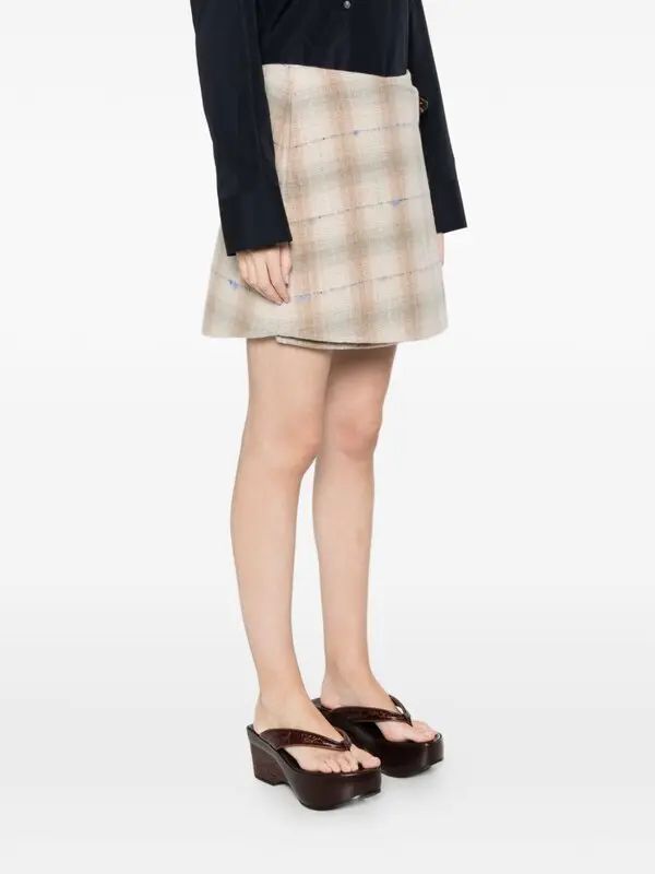 Loewe Wool And Cashmere Mini Skirt