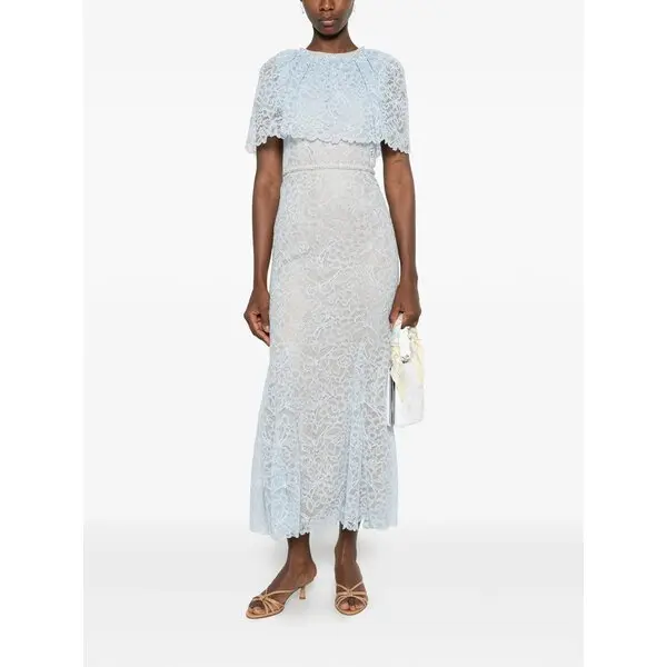 SELF-PORTRAIT Lace Midi Dress