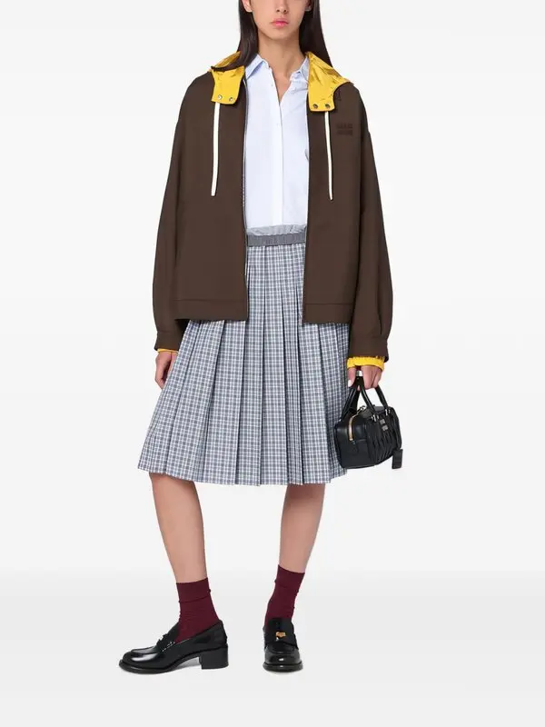 Miu Miu Wool Hooded Jacket