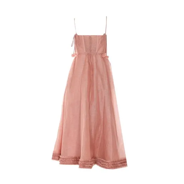 Zimmermann Luna Ruffle Midi Dress