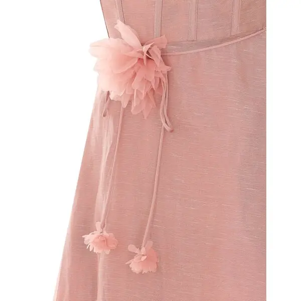 Zimmermann Luna Ruffle Midi Dress