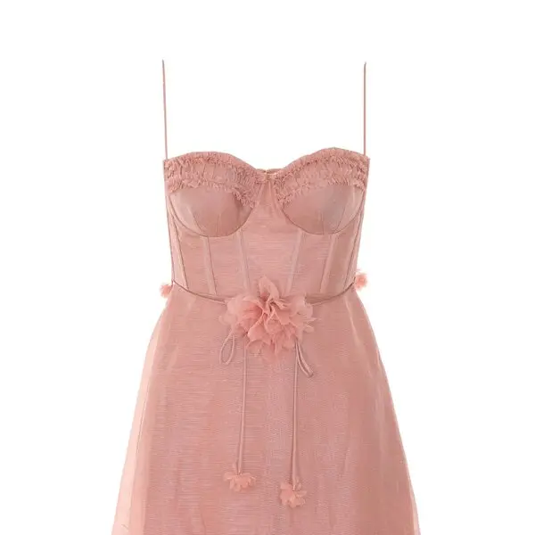 Zimmermann Luna Ruffle Midi Dress