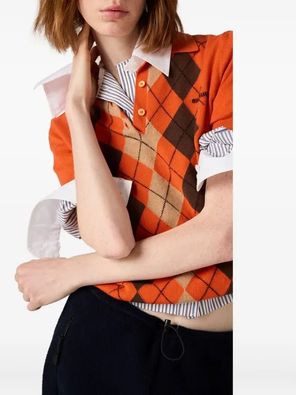 Miu Miu Striped Cotton Shirt