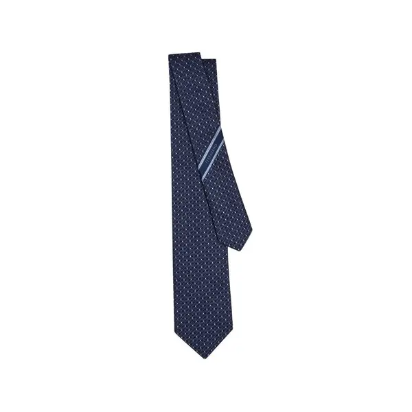 FERRAGAMO Silk Gancini Pattern Tie