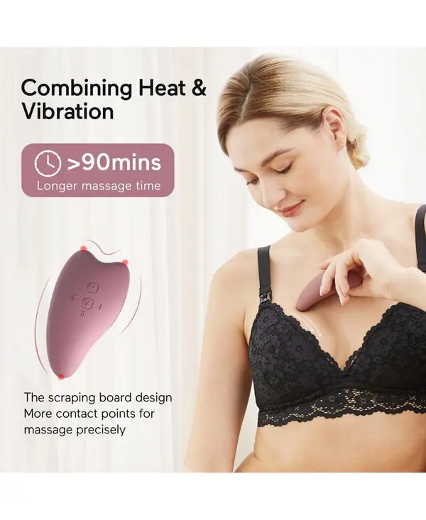 MOMCOZY Warming And Vibration Lactation Massager