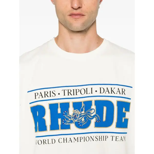 Rhude Neutrals T-shirts & Vests T-shirts