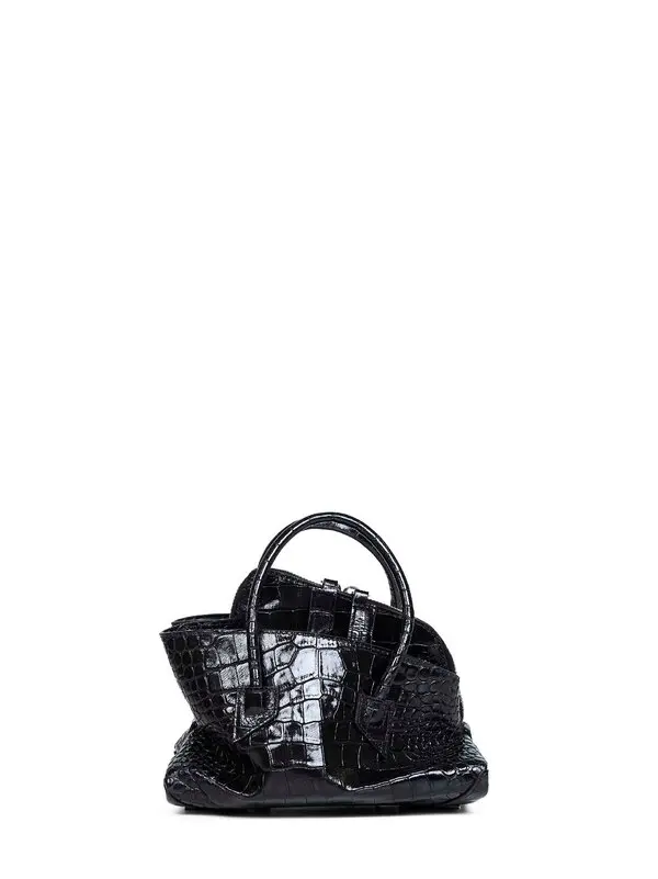 Attico Black La Passeggiata Mini Top Handle Bag - Multicolor