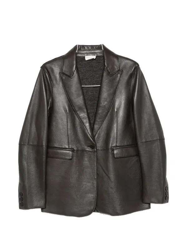 PAROSH Leather Trousers
