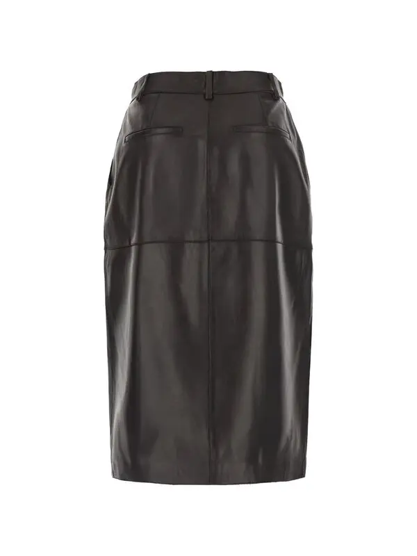 PAROSH Leather Trousers