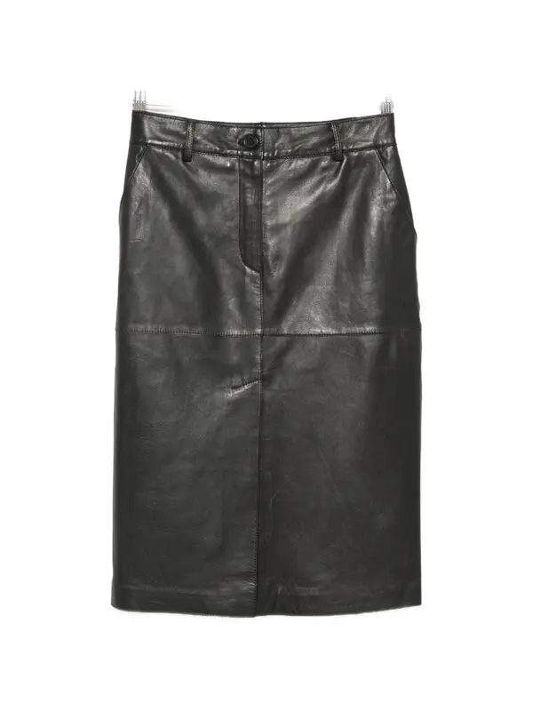 PAROSH Leather Trousers