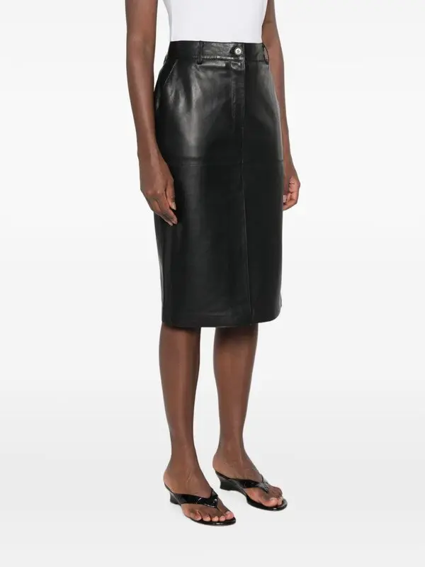PAROSH Leather Trousers