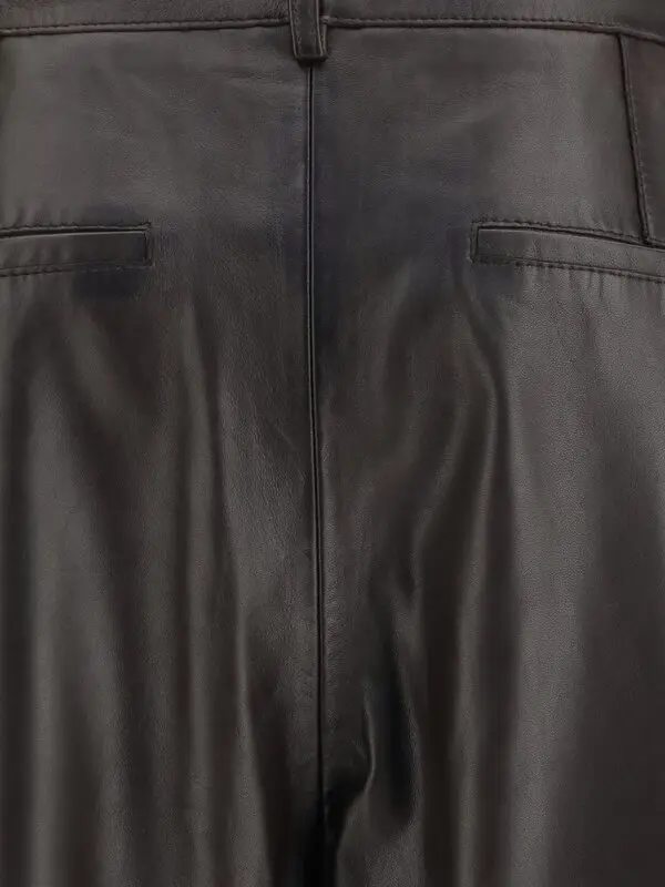 PAROSH Leather Trousers