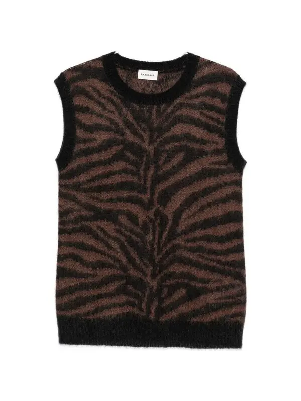 PAROSH Wool Blend Vest