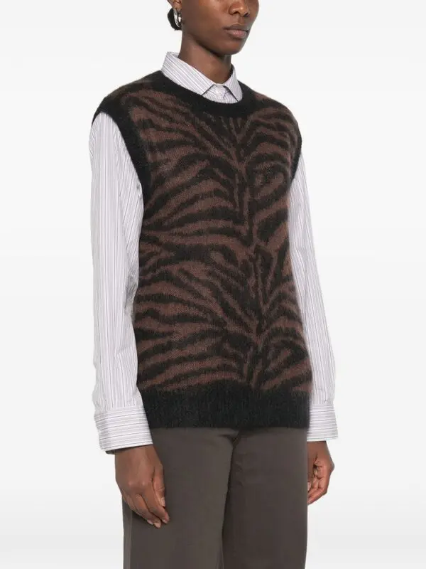PAROSH Wool Blend Vest