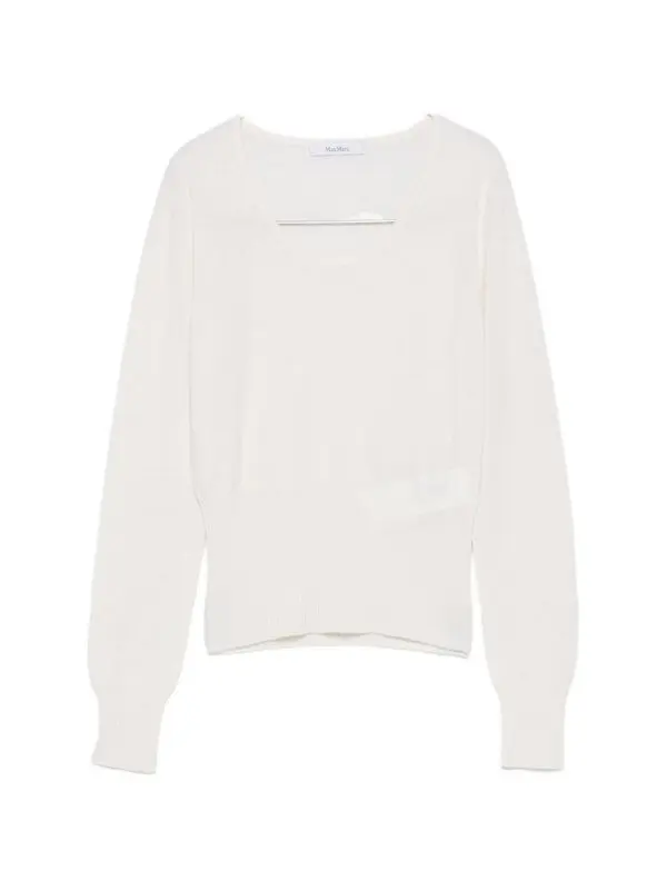 Max Mara Wool Scoop Neck Sweater