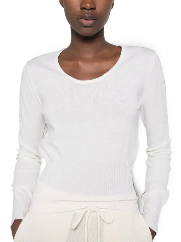 Max Mara Wool Scoop Neck Sweater