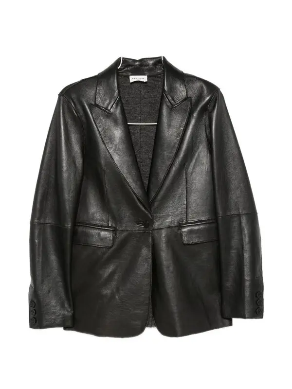 PAROSH Leather Trousers