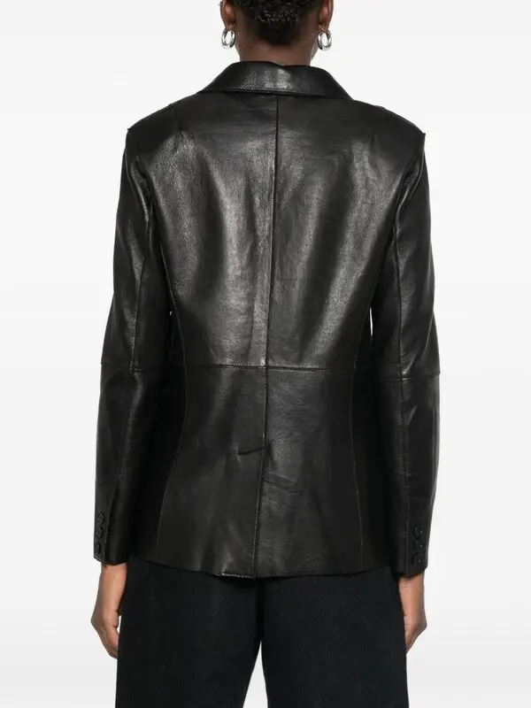 PAROSH Leather Trousers