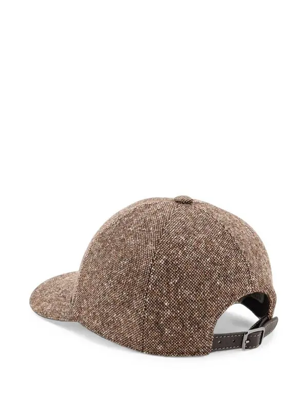 Brunello Cucinelli Wool Baseball Cap - Brown