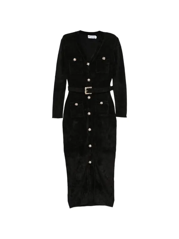 SELF-PORTRAIT Chenille Long Dress