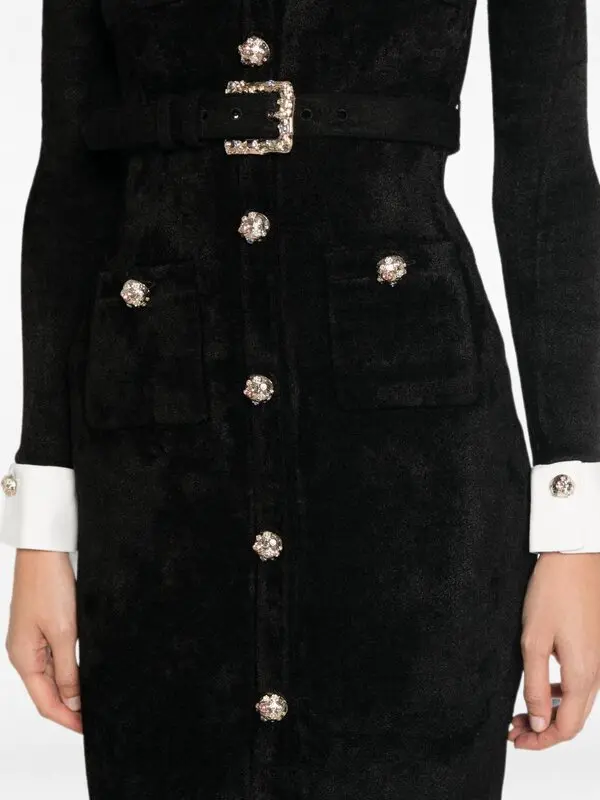 SELF-PORTRAIT Chenille Long Dress