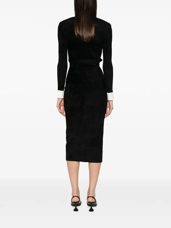 SELF-PORTRAIT Chenille Long Dress