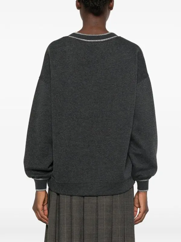 Brunello Cucinelli Cotton V-necked Sweater