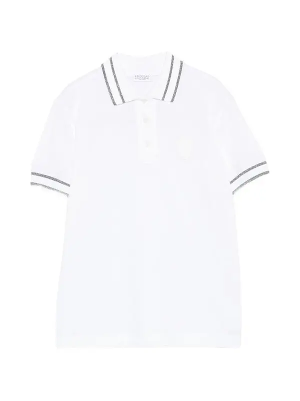Brunello Cucinelli Cotton Polo Shirt - White