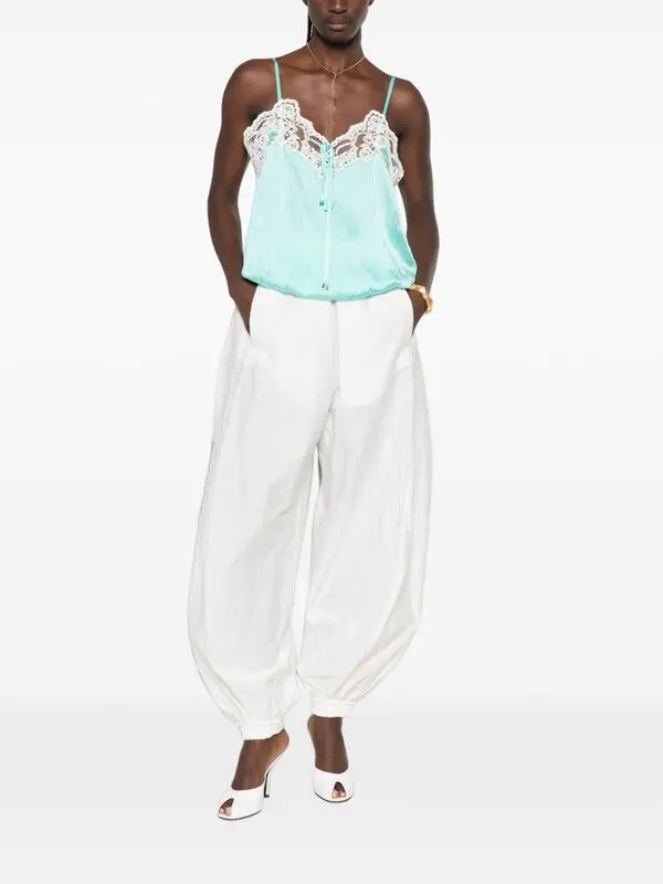 Chloé Silk Lace-trim Camisole