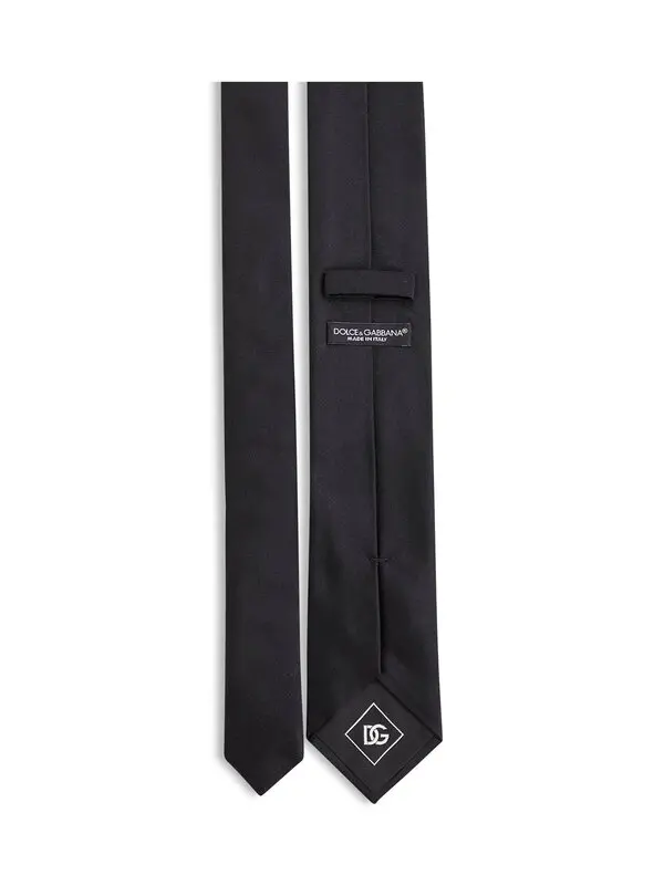 Dolce & Gabbana Silk Satin Martini Tie