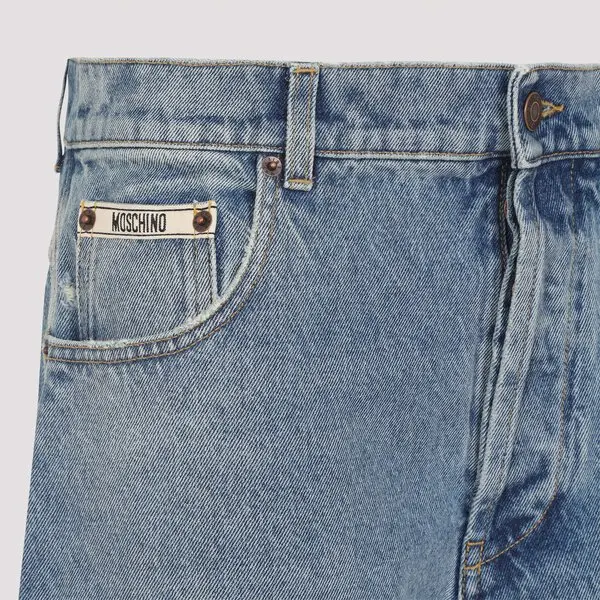 Moschino Cotton Straight Jeans