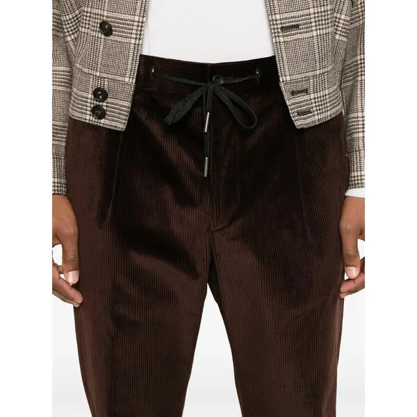 Tagliatore Corduroy Tapered Trousers