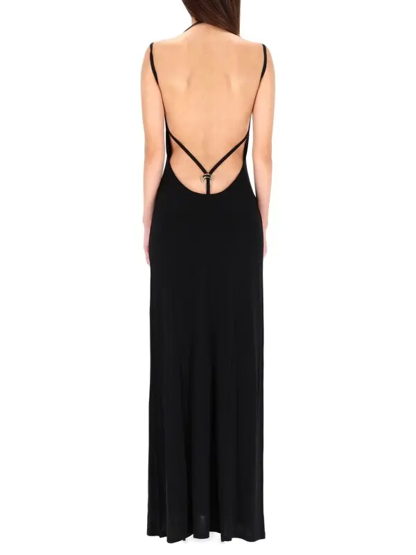 MARINE SERRE Long Jersey Dress