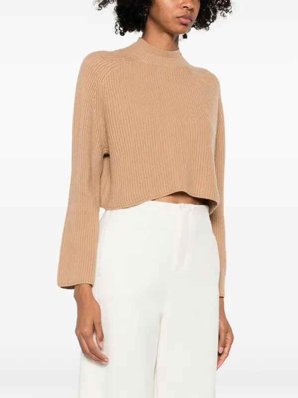Max Mara Cashmere Wool Crew Neck Sweater