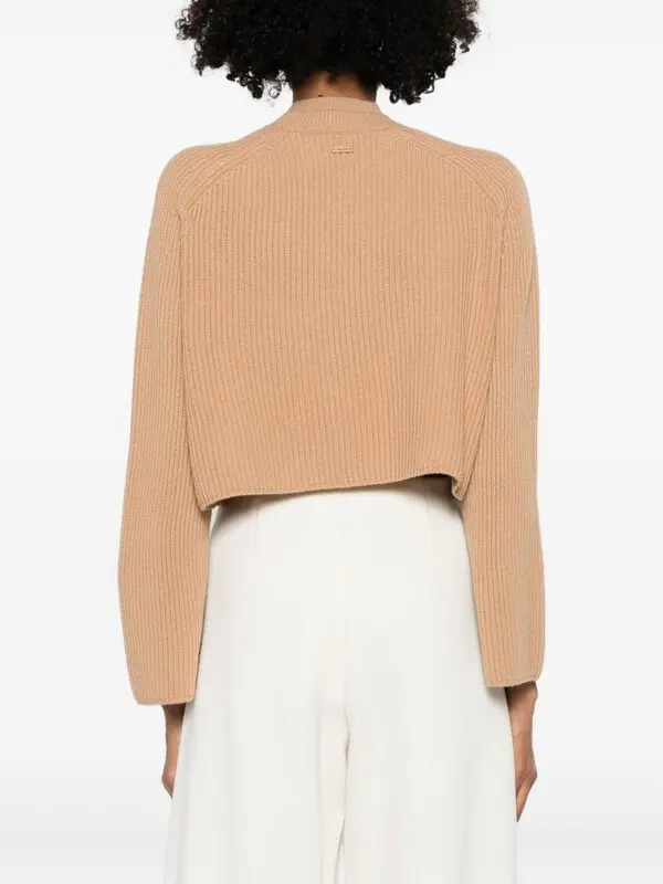 Max Mara Cashmere Wool Crew Neck Sweater
