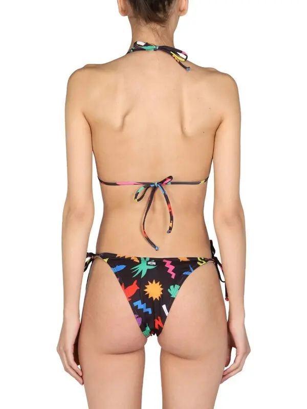 Moschino All Over Print Bikini Briefs