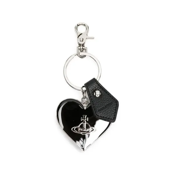 VIVIENNE WESTWOOD Heart-shaped Orb Keyring And Chain