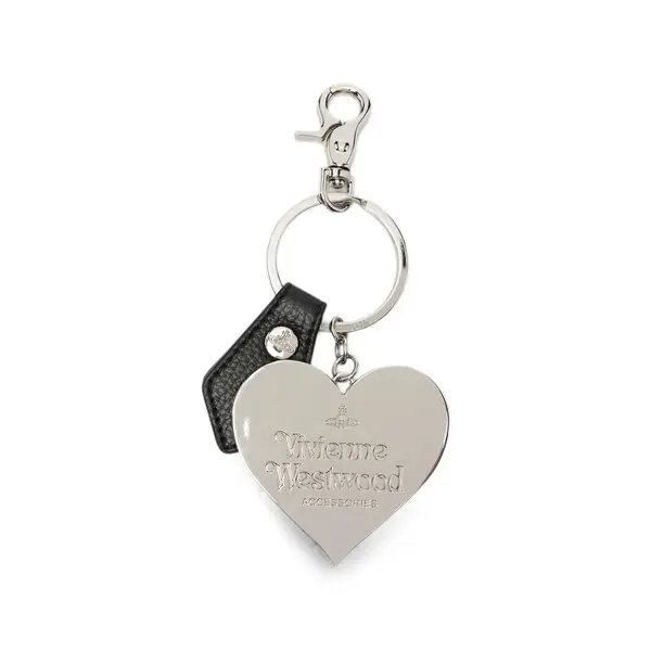 VIVIENNE WESTWOOD Heart-shaped Orb Keyring And Chain