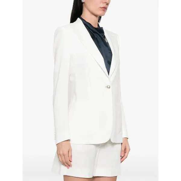Tagliatore Single-button Peak Lapel Blazer