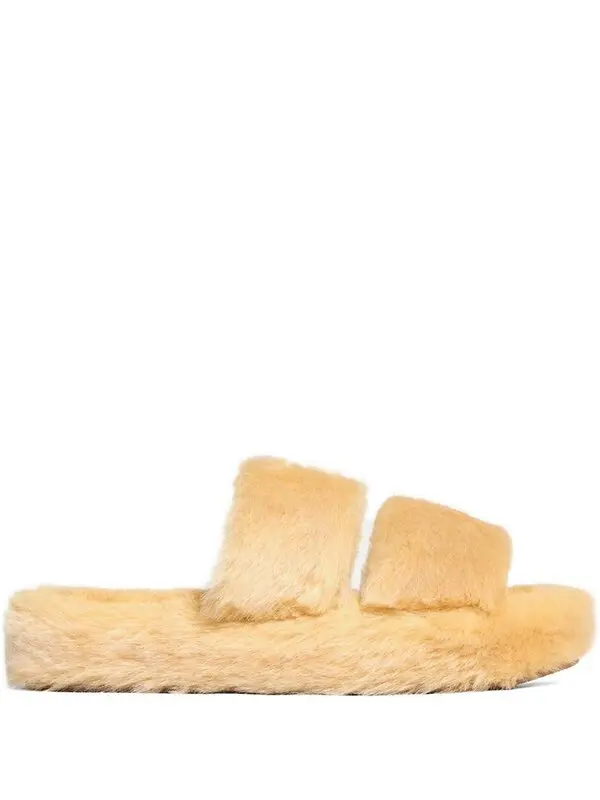 Celine Shearling Sandals