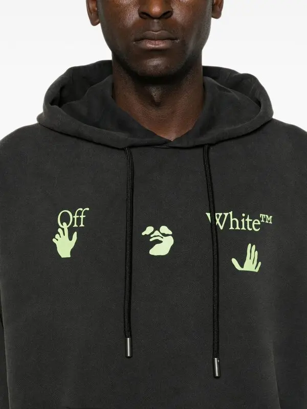 Off-White Bacco Arrow Skate Cotton Hoodie