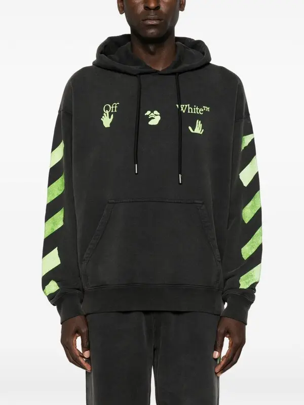 Off-White Bacco Arrow Skate Cotton Hoodie