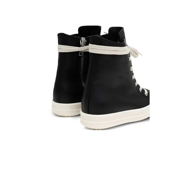 Rick Owens Smooth Leather Trainers