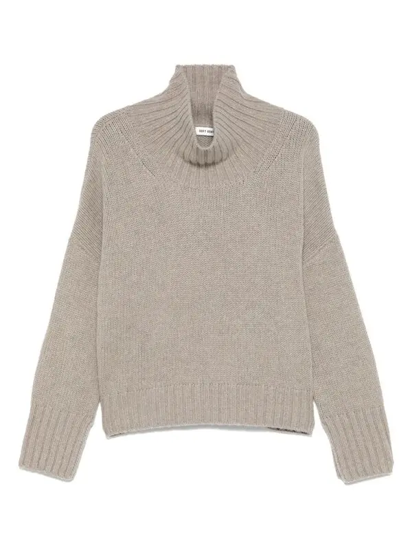 Soft Goat Cashmere Turtle-neck Sweater