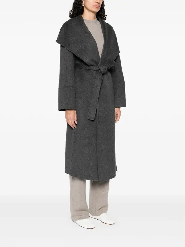 Soft Goat Wool Coat - Grey