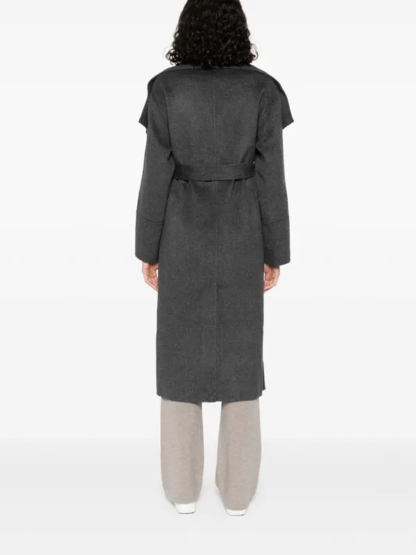 Soft Goat Wool Coat - Grey